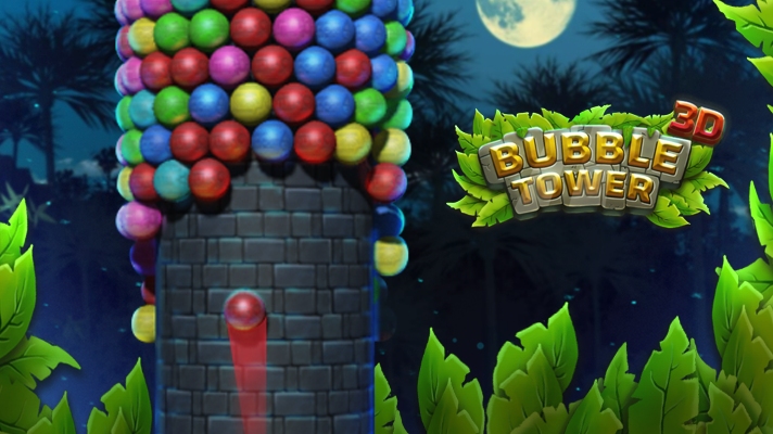 Bubble Tower 3D 🕹️ Graj za darmo na Play123