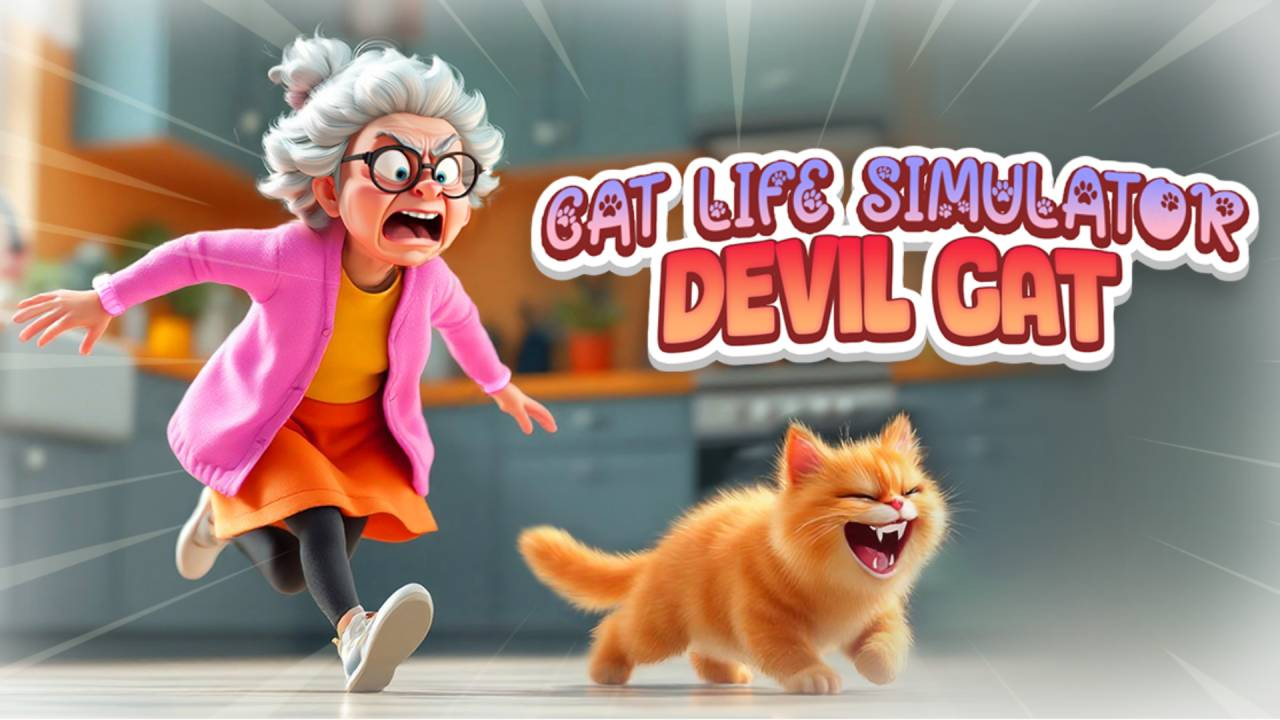 Cat Life Simulator: Devil Cat 🕹️ Graj za darmo na Play123